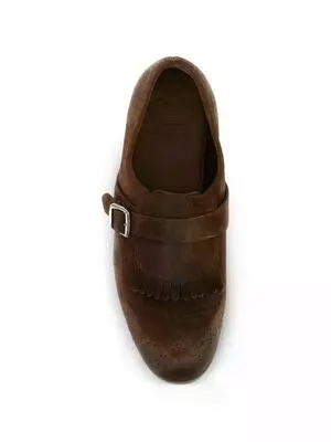 Church's Shanghai Monk Strap Shoes With Fringe Detailing - Brown