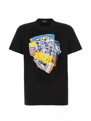 Versace Graphic-print T-shirt - Black