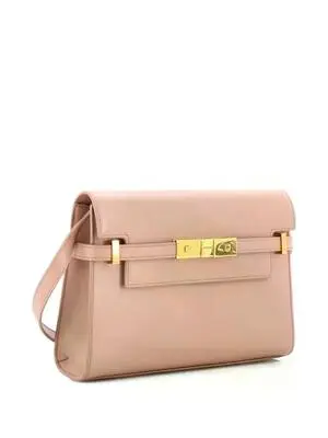Saint Laurent Manhattan Small Shoulder Bag - Neutrals