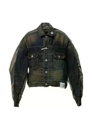 Mihara Yasuhiro Panelled Denim Jacket - Blue