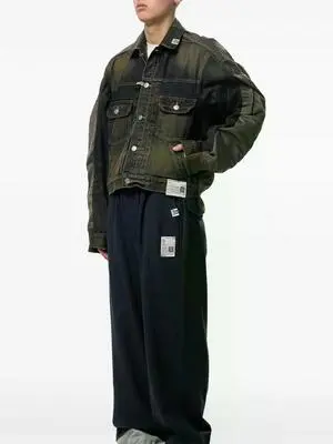 Mihara Yasuhiro Panelled Denim Jacket - Blue