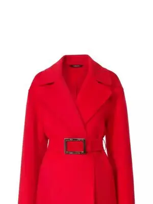 Sportmax Belted Lapel Collar Coat
