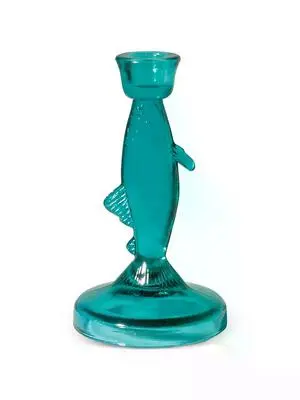 CU I SEEYOU Fish Candlestick - Blue