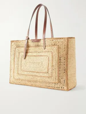 ANYA HINDMARCH Raffia Tote With Bow Detail