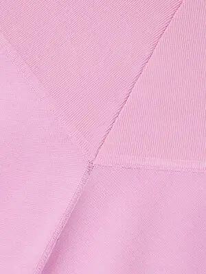 Stella McCartney Off-the-shoulder Knitted Midi Dress - Pink