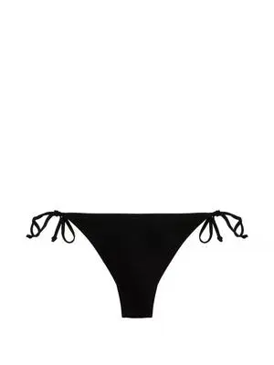 Bond Eye Anisha Tie Textured Bikini Bottoms - Black