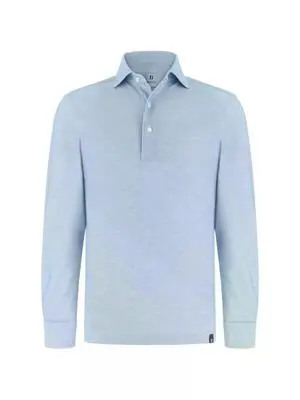 Boggi Milano Jersey Polo Shirt - Blue