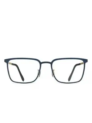 BLACKFIN Dover Rectangle Frame Eyeglasses - Blue