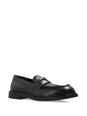 Emporio Armani Leather Loafers