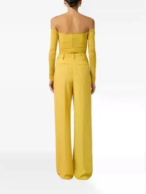 Elisabetta Franchi Tailored Trousers With Logo Detail