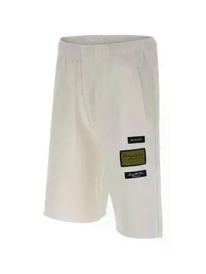 MAISON MARGIELA Logo Patch Track Shorts - Neutrals