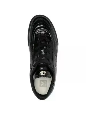 VEJA Patent Leather Sneakers - Black
