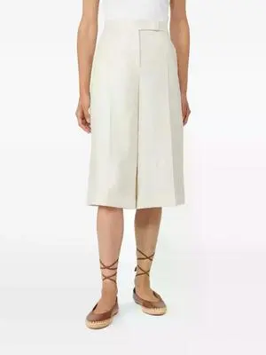 Max Mara Pleated Culotte Shorts