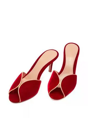 GIANVITO ROSSI 70 Cutout Trim Sandals