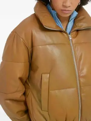 Abercrombie Padded Zip Jacket - Brown