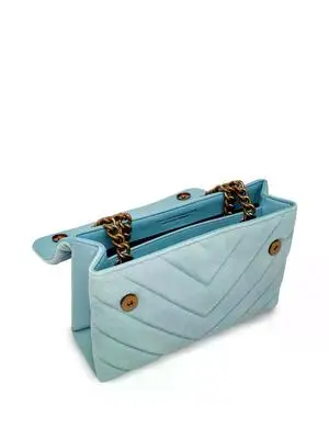 Kurt Geiger Quilted Chain Shoulder Bag - Blue
