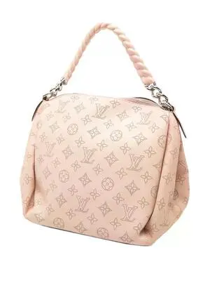 LOUIS VUITTON 2016 Monogram Mahina Babylone Chain Bb Satchel - Pink