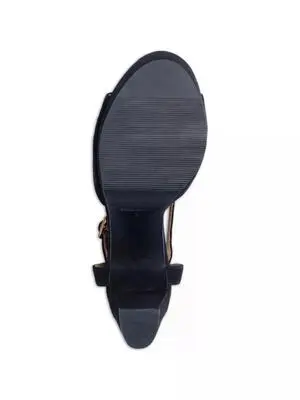 Bernardo Valeria Platform Heeled Sandals - Black
