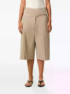 AMI Paris Cotton Belted Bermuda Shorts