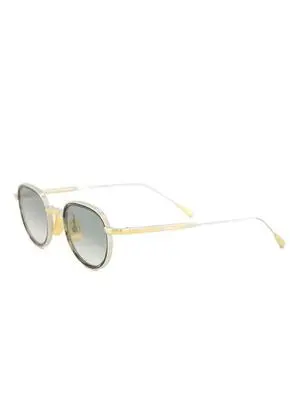 LUNETTERIE GÉNÉRALE Panache Round Sunglasses - Silver