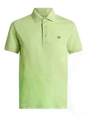 Etro Arnica-motif Polo Shirt - Green