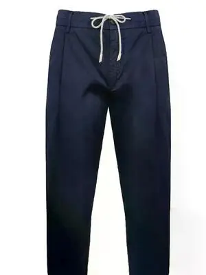 Eleventy Drawstring Trousers - Blue