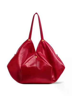 Versace Large Protea Nappa Shoulder Bag - Red