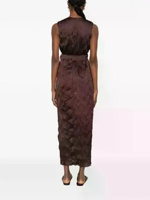 Staud Mizu Maxi Dress With Textured Detail