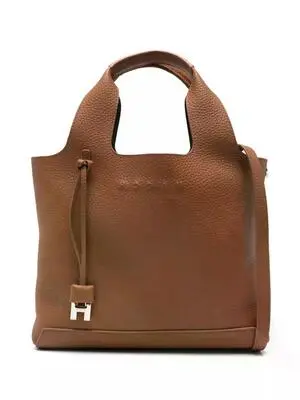 Hogan Logo-plaque Tote Bag - Brown