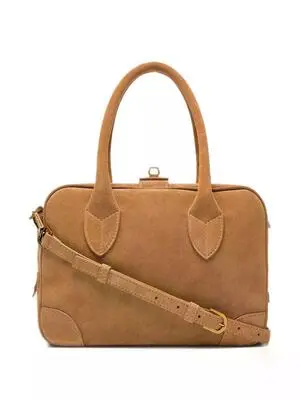 GOLDEN GOOSE Vita Suede Leather Tote Bag