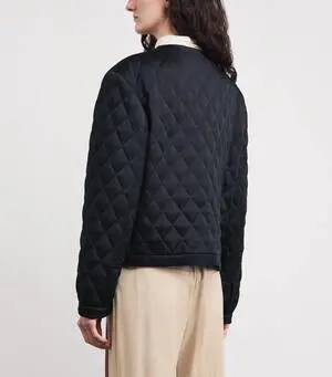 BLAZÉ MILANO Quilted Gliss Cropped Jacket