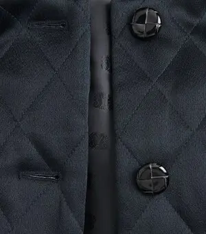 BLAZÉ MILANO Quilted Gliss Cropped Jacket