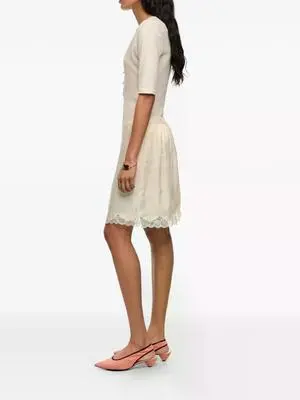 Bimba Y Lola Lace-hem Mini Skirt