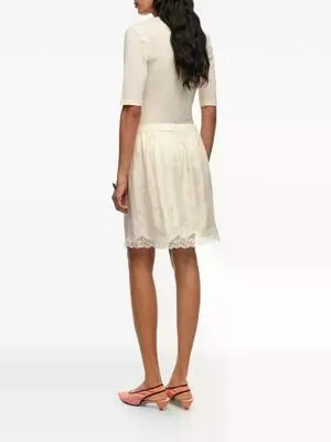 Bimba Y Lola Lace-hem Mini Skirt