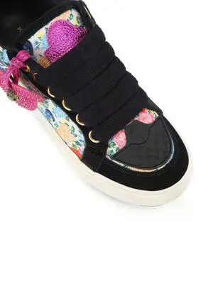 Kurt Geiger Southbank Tag Floral Print Sneakers
