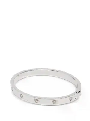 Bimba Y Lola Heart-crystal Bracelet - Silver