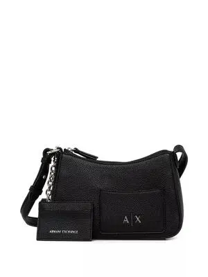 Armani Exchange Zip-up Cross Body Bag With Chain Detail