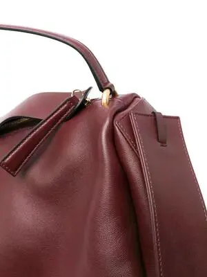 NEOUS Scorpius Leather Tote Bag - Red