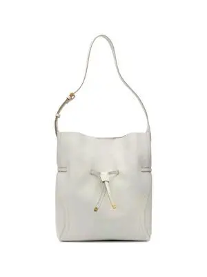 GIANNI CHIARINI Siena Drawstring Shoulder Bag - Neutrals