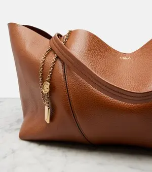Chloé East-west Leather Tote Bag - Brown
