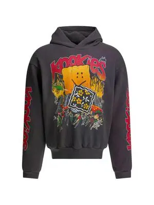Kapital Graphic-print Hoodie - Grey
