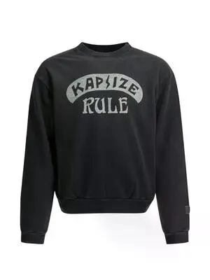 Kapital Logo-print Sweatshirt - Black