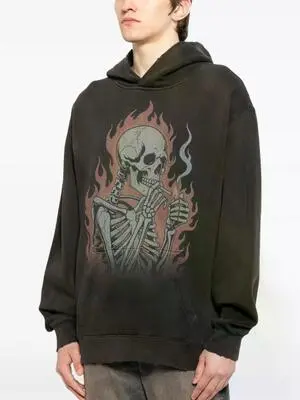 WARMAN Skeleton-print Hoodie