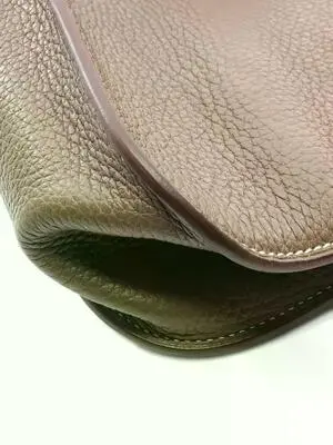 Hermès Halzan Leather Tote Bag - Neutrals
