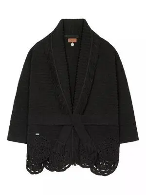 Alanui Island Memories Fringed Cardigan-coat