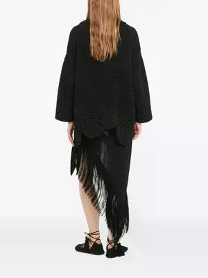 Alanui Island Memories Fringed Cardigan-coat