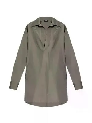 Dsquared2 Wingtip Collar Mini Dress - Grey