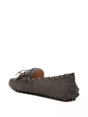 TOD'S Tassel Detail Loafers - Brown