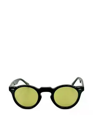 JOSEF MILLER Melvin Round Frame Sunglasses - Black