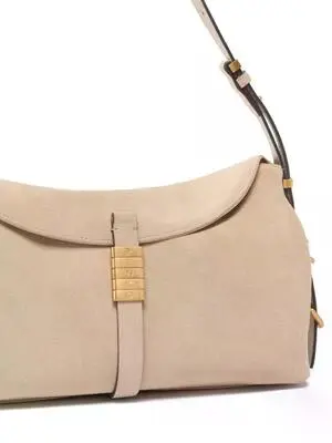 Pinko Logo Shoulder Bag - Neutrals
